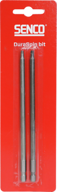 DuraSpin bit Sqaure2 130mm, blister pack - senco.co.uk